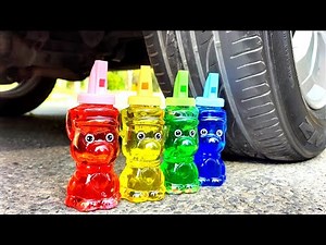 BEST Car Running Over Stuff ASMR | Car vs Colored Slime | Crushing Things With Car Compilation!