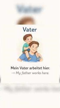 Learn German A1 Easily 🇩🇪 | Words, Sentences & Images