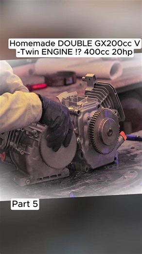 Homemade GX200cc V-Twin Engine Build