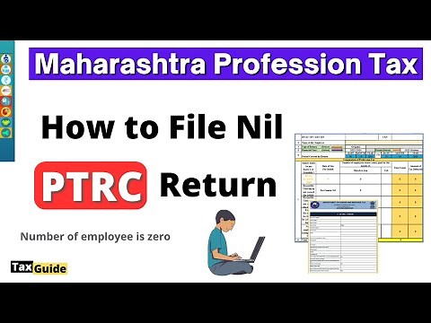 How to File Nil PTRC Return in Maharashtra | Maharashtra Profession Tax | PTRC return filing monthly