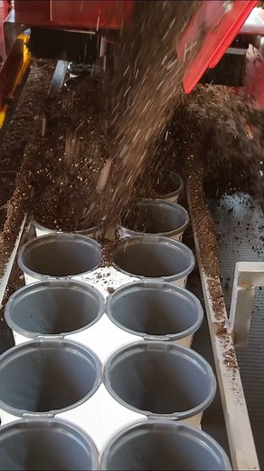 12K views · 889 reactions | We used the potting machine for the first time yesterday!!! Check out our latest video to see all of the gorgeous plants we got potted up in less than a day. This machine is a game changer for our business! | Creekside Nursery, Inc. | Facebook