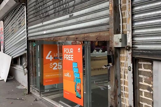 Video shows aftermath of looters in New York City