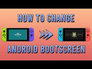 Nintendo Switch How To Change Android Bootscreen 2023 Easy!