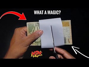 Crazy Note Cutting | Best Magic Tricks With Paper | New Paper Magic Tricks Reviled | DIY Science
