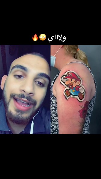 ‏#دويتو مع @mr.sticker.tattoo ابداع ولا لع بعيدا انو حرام 😳👍