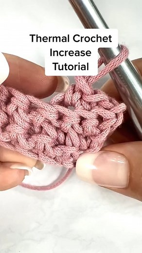 5.3K views · 43 reactions | Have you tried Thermal Crochet? Learn to do the Thermal Crochet Increase here: https://www.nickishomemadecrafts.com/increase-thermal-crochet-stitches/ #crochet #crochetcommunity #learntocrochet #thermalcrochet #crochetstitch #crochettutorial | Crochet Patterns & Tutorials by Nicki's Homemade Crafts | Facebook