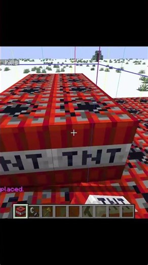Day 4 of Blowing up TNT until my pc crashes #minecraft #tnt #explosion #crash #creative #redstone