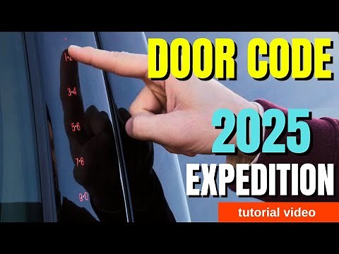 🔐 How to Find Your Factory Door Code | 2025 Ford Expedition Tutorial 🚙