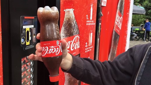 197K views · 430 reactions | Check out this awesome "Self-Freezing" Coke Machine they had at Walibi Holland! Have you ever done with with a Coca-Cola? | Theme Park Review | Facebook