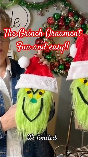 The Grinch Ornament!! Sooo Easy!! Come see how! Want a Grinch Tree??