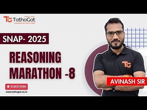 SNAP 2025 Reasoning Marathon – 8 | Solve NMAT, SNAP, XAT & IIFT Reasoning with Smart Strategies
