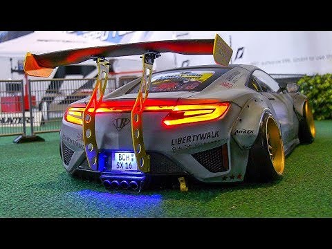 COOL RC DRIFT CARS IN ACTION!! FANTASTIC RC MODEL DRIFT RACE CARS IN SCALE 1:10