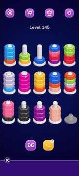 Nut Sort Level 145 Walkthrough | Nuts — Color Sort 145 solution