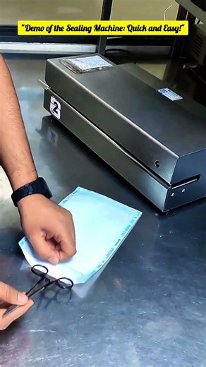 Demo of the Sealing Machine : Quick and Easy!