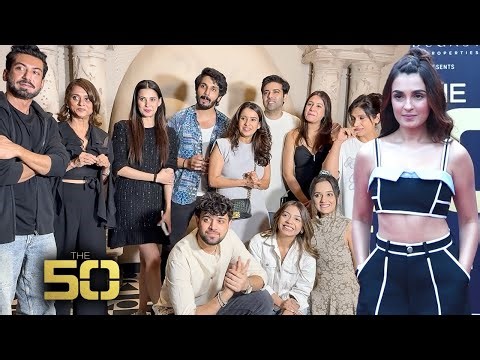 Pandya Store Serial Cast Arrive To Support Shiny Doshi In 'The 50' Realty Show India | Kanwar,Alice