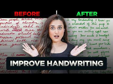 How to Improve your handwriting fast || 9 Simple Tips (See my handwriting to believe)