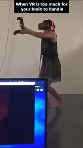 45K views · 1K reactions | VR can be too much for some people 藍藍 | Infinity VR Gaming | Facebook