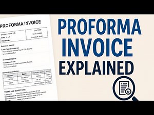 Proforma Invoice Explained for Import Export | Beginner’s Guide