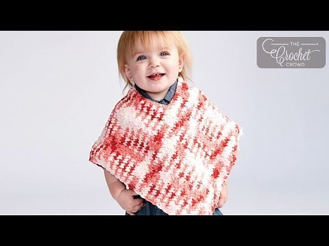 Crochet Baby / Toddler Poncho | BEGINNER | The Crochet Crowd