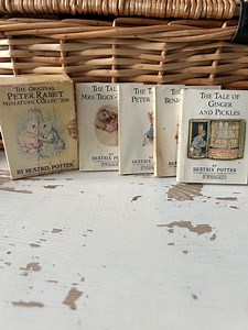 Vintage Peter Rabbit Mini Books Set • Beatrix Potter Collectible • Nursery Decor Gift - Etsy