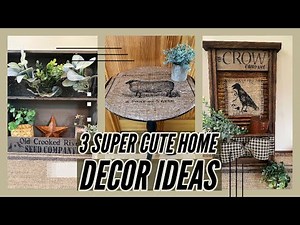 DIY Thrift Flip, Free & Found Home Decor Makeovers | Trash To Treasure | Repurposed Unwanted Items