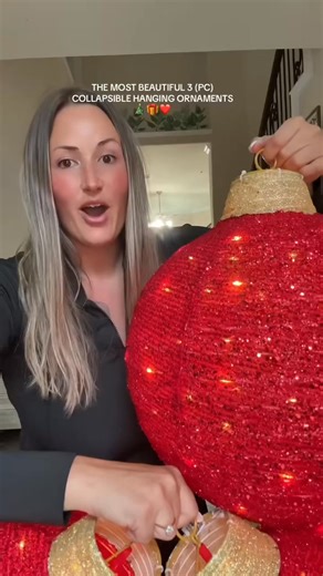 Transform your home into a winter wonderland without the hassle! 🏠✨ These cordless LED ornaments are HUGE, stunning, and set up in under 2 minutes. Weather-proof for indoor or outdoor use. When Christmas is over? They fold flat and slide under your bed! | MerryGlow