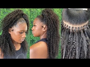 How To: Installing Invisiable Microloops/Itip On My Short Hair ft.Ywigs