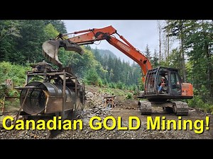 Real Canadian Gold Mining With ‪@ANDYTHRAXX‬