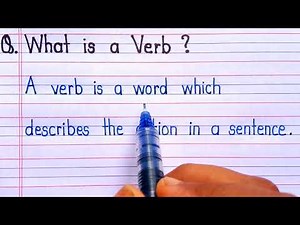 What is Verb || Definition of Verb || Verb in English Grammar || Meaning of Verb With Examples ||