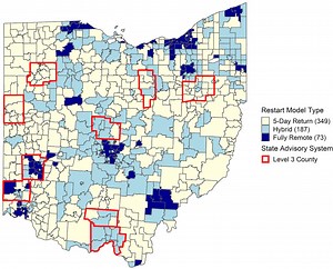 More than half of Ohio’s districts planning 5-day return: See the updated back-to-school map