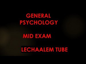 FRESHMAN PSYCHOLOGY MID EXAM