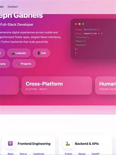 Create Your Stunning Personal Portfolio Online