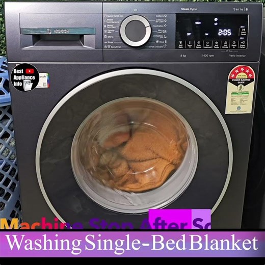 How to Wash Blankets in Bosch Front Load Washing Machine | Easy Guide #shorts