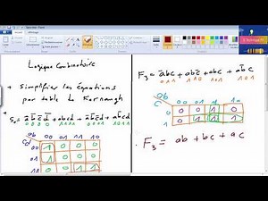 logique combinatoire : simplification par table de karnaugh darija
