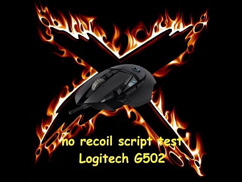 No recoil script test on Modern Warfare / Warzone with Logitech G502 mouse - Weapon CR-56 AMAX