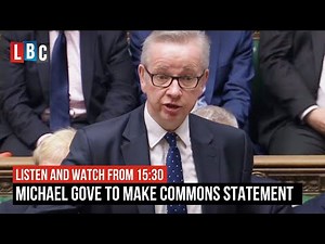 Housing Secretary Michael Gove makes Commons statement | Watch Live from 3:30PM