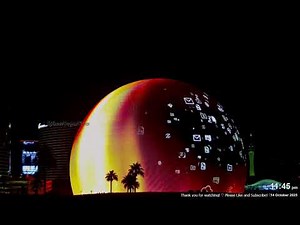 📍 Live 24/7: Stunning Real-Time View of the Las Vegas Sphere Optical Illusion Immersive