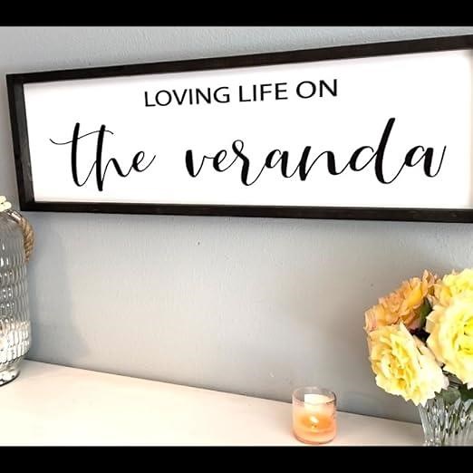 Personalize your wood framed sign