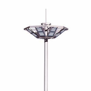 [Hot Item] Polygon Galvanized Steel 18m 25m 30m 40m Lifting High Mast Light Pole