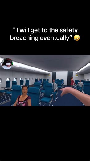 Funny Moments as a Flight Attendant in VR