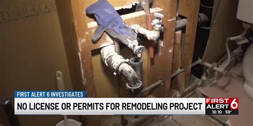 No license or permits for remodeling contract