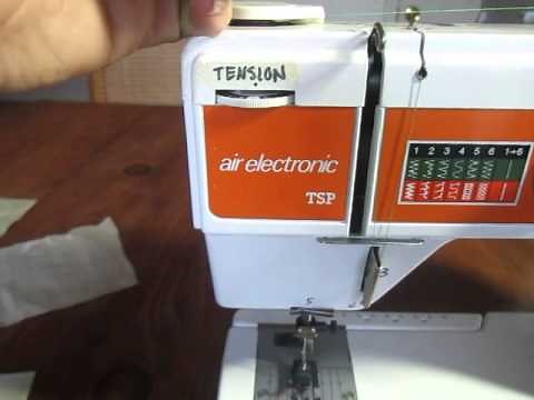 How to thread and use an Elna TSA sewing machine