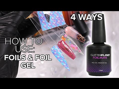 Episode 10 | How to Apply Foil Gel and Nail Transfer Foils 4 WAYS Beginner Nail Tech