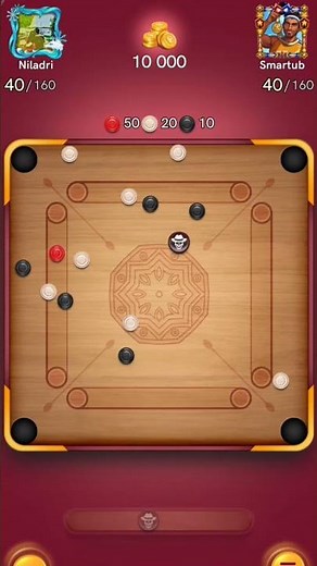 Not luck, just pure precision 🎯#CarromPro #CarromGame #Trending #YouTubeShorts #WinningMoment