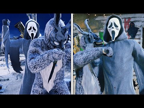 Ghostface vs Frank the Rabbit Takedowns and Finishing Moves - Call of Duty: Black Ops Cold War