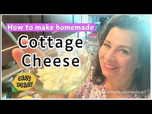How To Make Cottage Cheese at Home -FAST, CHEAP & EASY!