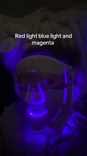 #redlighttherapy #bluelight #acne #mask #fypシ゚viral | red light therapy mask