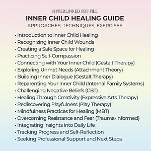 Inner Child Healing Exercises Childhood Trauma Recovery Worksheets Overcoming Emotional Wounds Therapy Cheat Sheet PDF Mental Health Support - Etsy