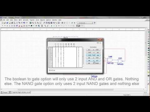 Multisim 11 Logic Converter