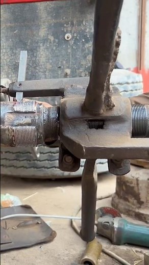 truck rear axle threads rebuild